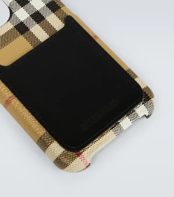 Burberry Vintage Check Iphone 14 Pro Case In Multicoloured