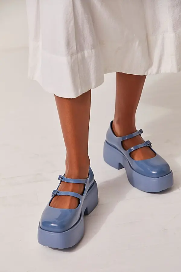 Melissa Farah Platforms Blue Editorialist