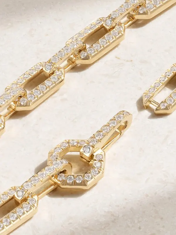 David Yurman 18-karat Diamond Link Bracelet
