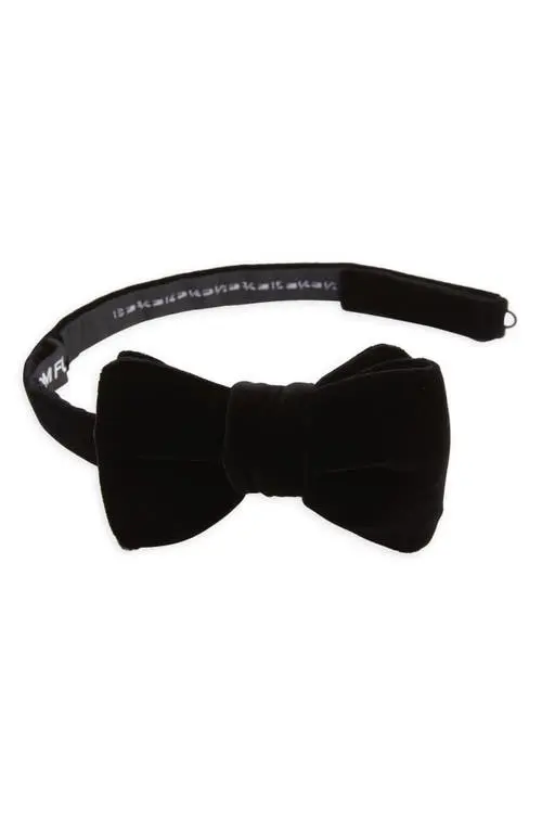 TOM FORD Pre-tied Velveteen Bow Tie - Black