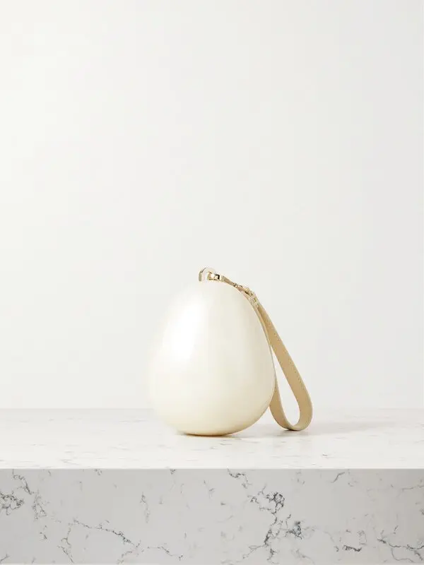 Simone Rocha Micro Egg Faux Pearl-embellished Clutch