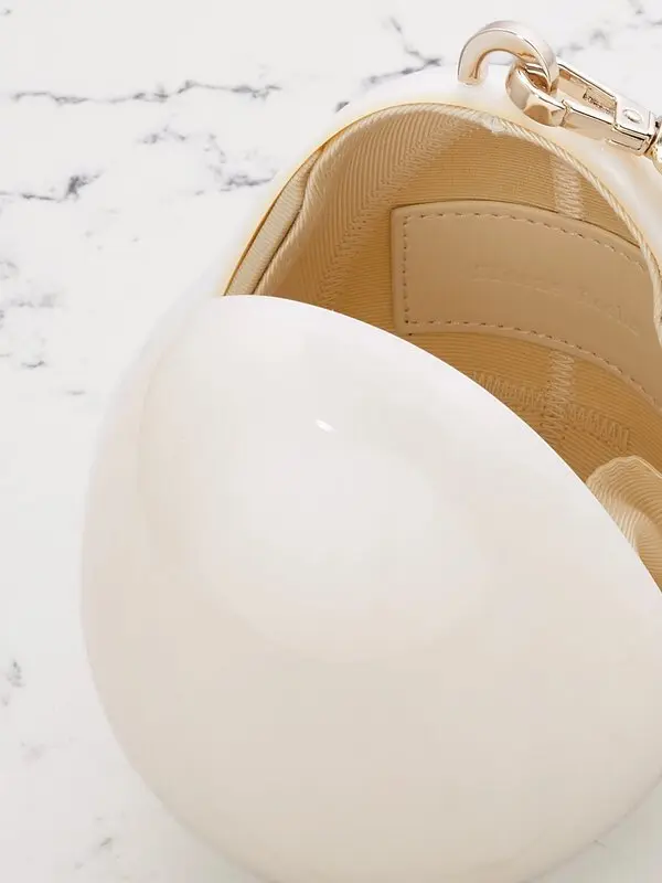Simone Rocha Micro Egg Faux Pearl-embellished Clutch