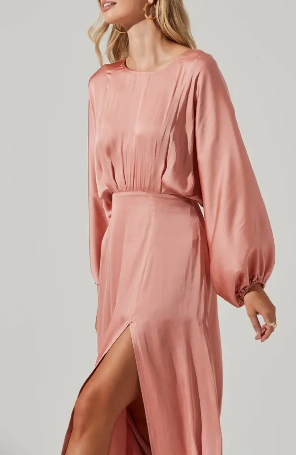 Astr The Label Marin Long Dolman Sleeve Dress