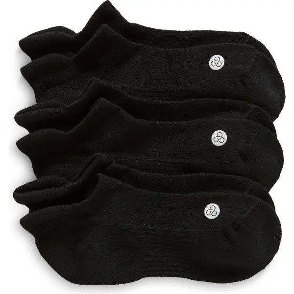 Zella 3-pack Ankle Socks - Black