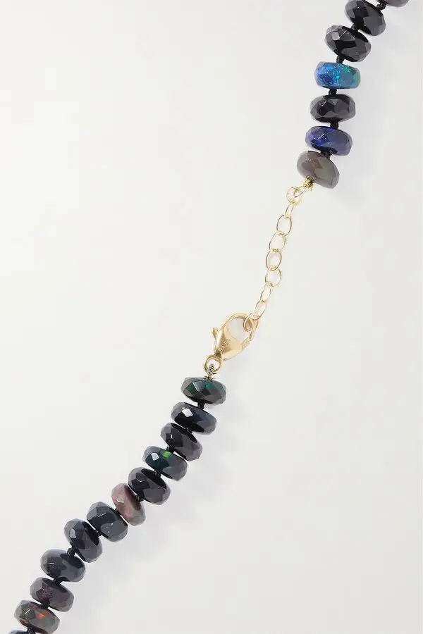 Jia Jia Net Sustain Gold Opal Necklace