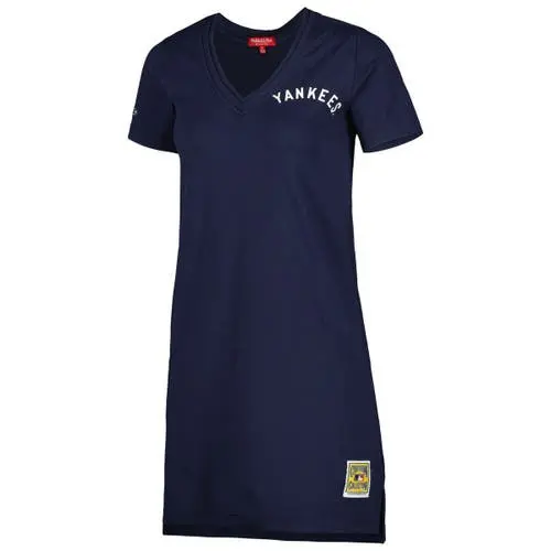 Mitchell & Ness New York Yankees Cooperstown Collection V-neck Dress