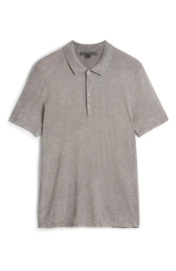 John Varvatos Chatham Regular Fit Textured Wool Blend Polo
