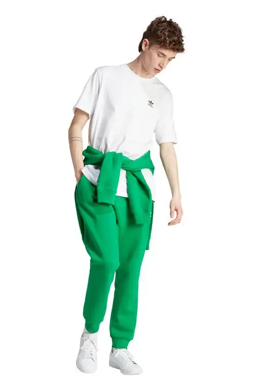 Adidas Trefoil Slim Fit Cotton Blend Sweatpants