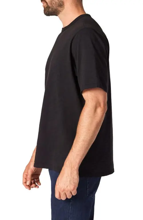 34 Heritage Slub Cotton Crewneck T-shirt - Black