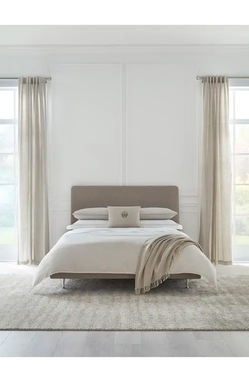 SFERRA Dresano Open Weave Cotton Sateen Sham - Oat