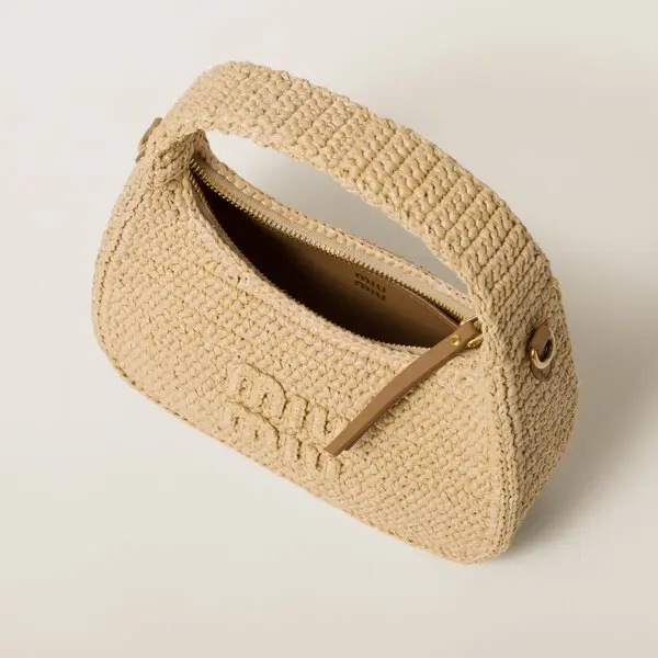 Miu Miu Wander Crochet Hobo Bag
