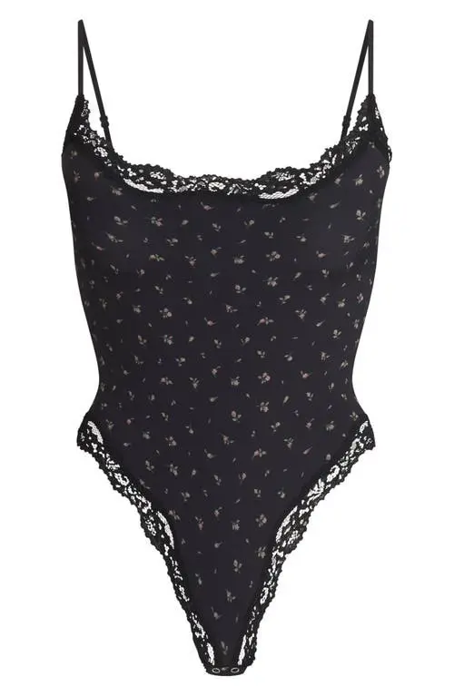 SKIMS Fits Everybody Corded Lace Cami Bodysuit