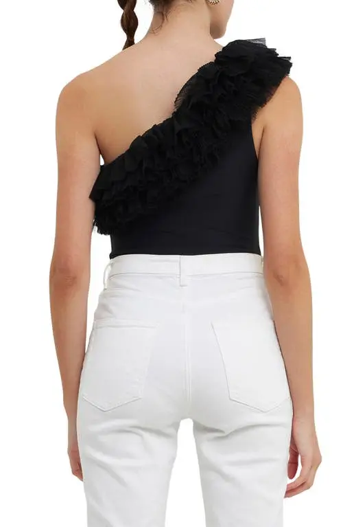 Endless Rose Tulle Ruffle Bodysuit