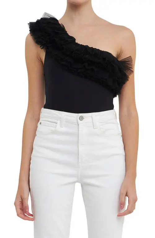 Endless Rose Tulle Ruffle Bodysuit