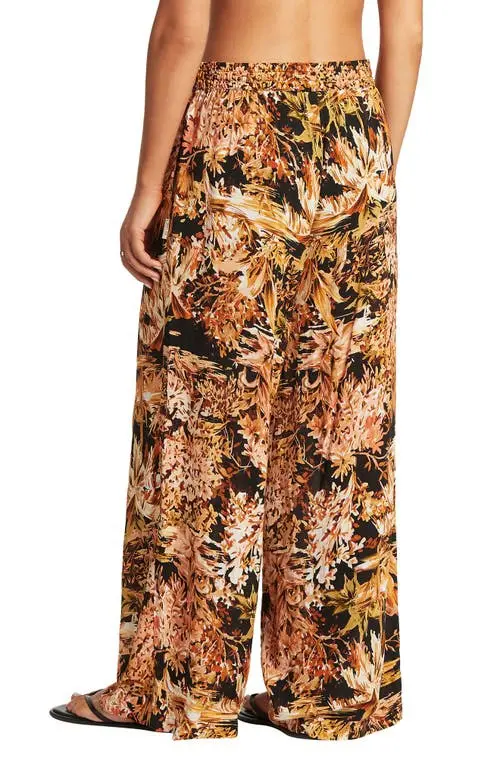 SEA LEVEL Cover-up Palazzo Pants