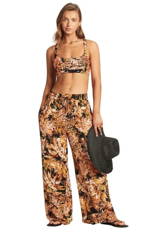 SEA LEVEL Cover-up Palazzo Pants