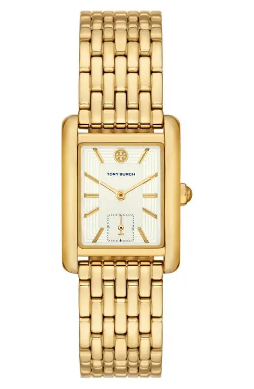 Tory Burch Eleanor Stainless Steel Bracelet Watch - Gold