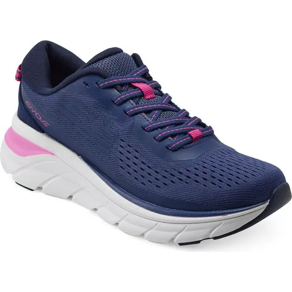 Easy Spirit X Denise Austin Mel Sneaker - Medium Blue/pink