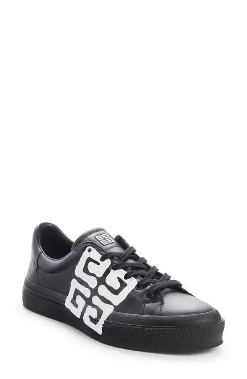 Givenchy X Josh Smith City Sport Sneaker In Black/White - 55  display picture 3