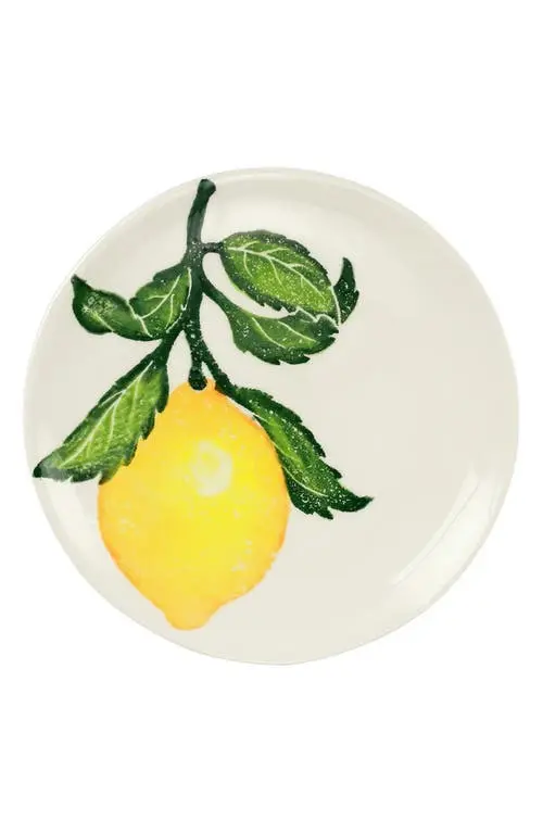 VIETRI Limoni Earthenware Clay Salad Plate - Yellow