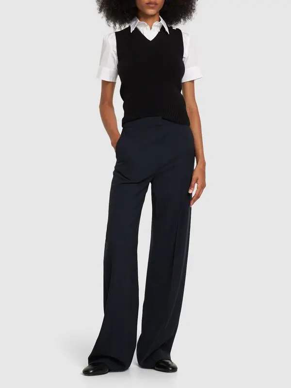 THE ROW Comi Cashmere Blend Knit Vest