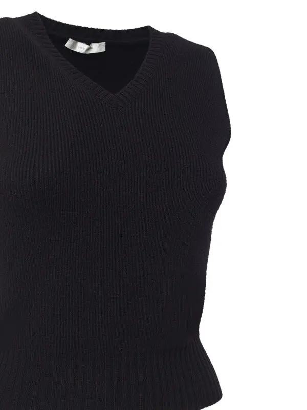 THE ROW Comi Cashmere Blend Knit Vest