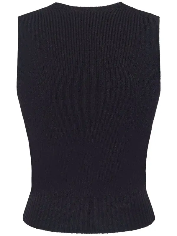 THE ROW Comi Cashmere Blend Knit Vest