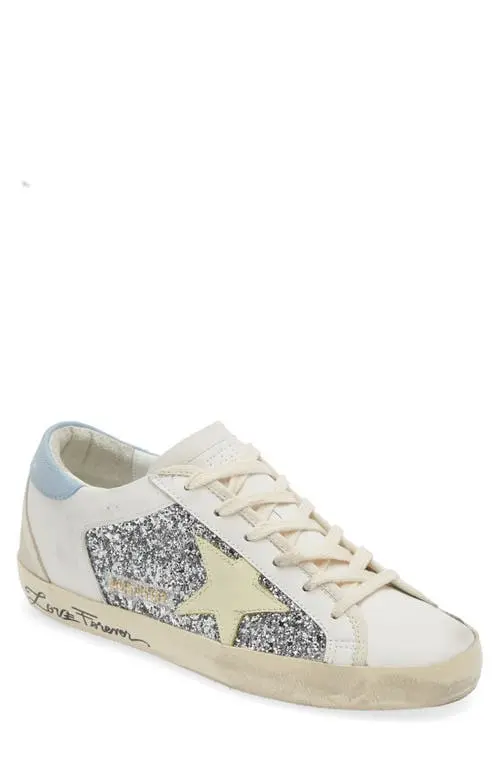 GOLDEN GOOSE Super-star Glitter Bio-based Low Top Sneakers