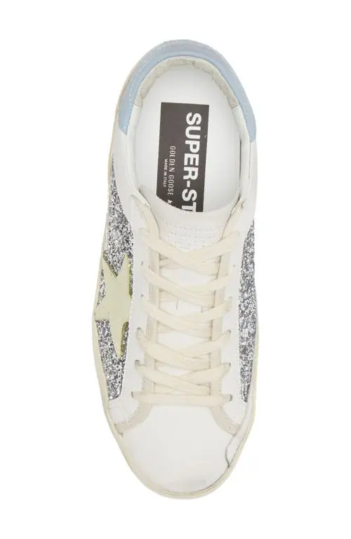 GOLDEN GOOSE Super-star Glitter Bio-based Low Top Sneakers