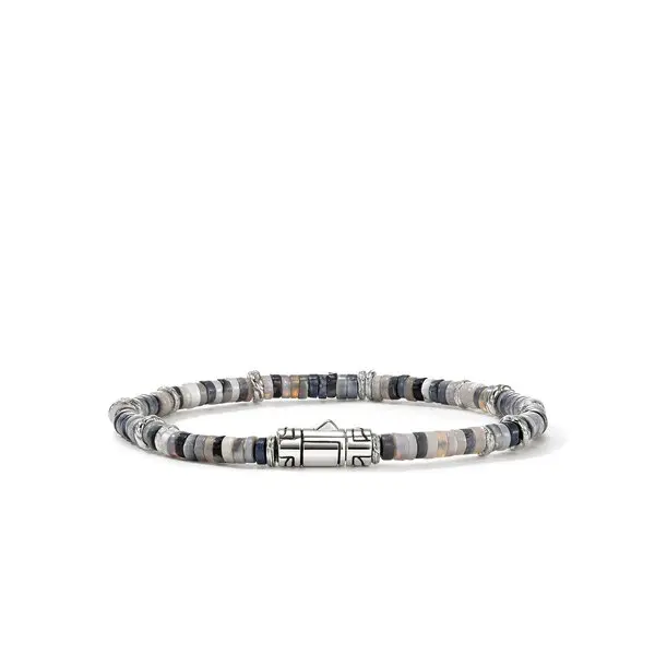John Hardy Heishi Bead Bracelet - Sterling Silver