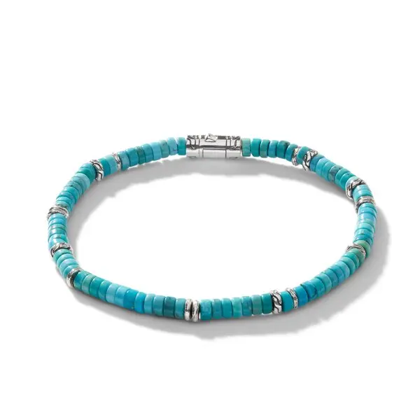 John Hardy Heishi Beaded Bracelet - Sterling Silver