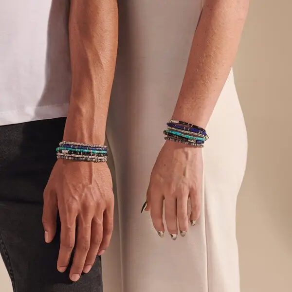 John Hardy Heishi Bracelet With Turquoise