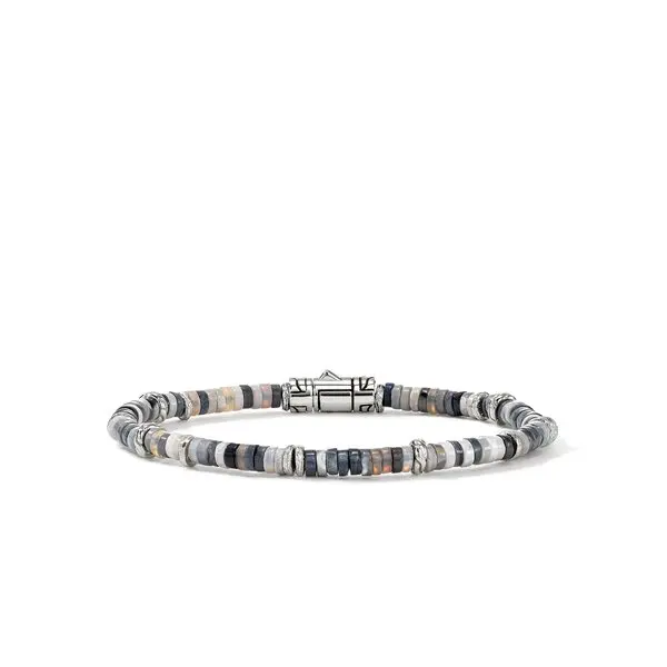 John Hardy Beaded Bracelet With Hardstones - Sterling Silver