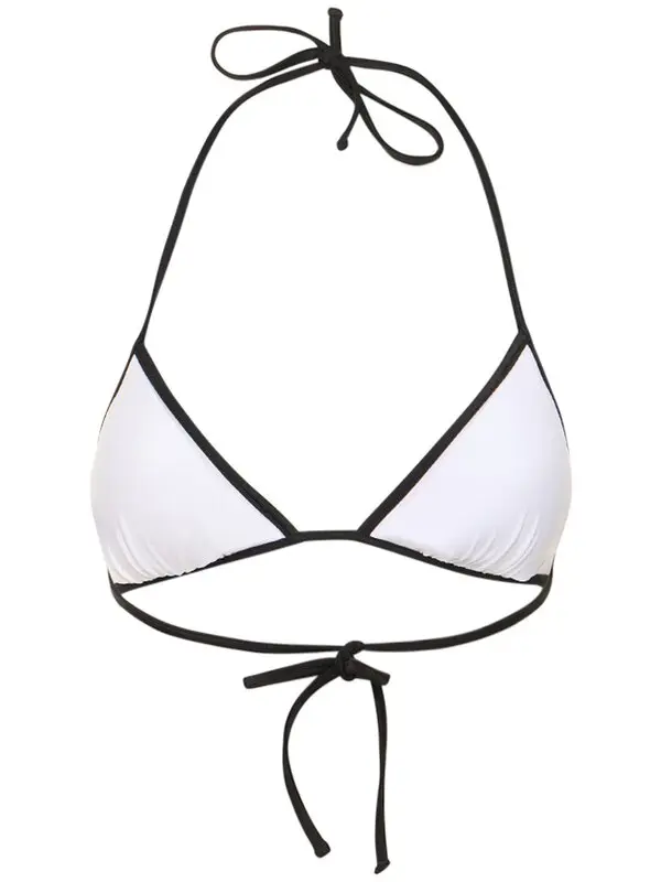 Emilio Pucci Iride Printed Lycra Bikini Top