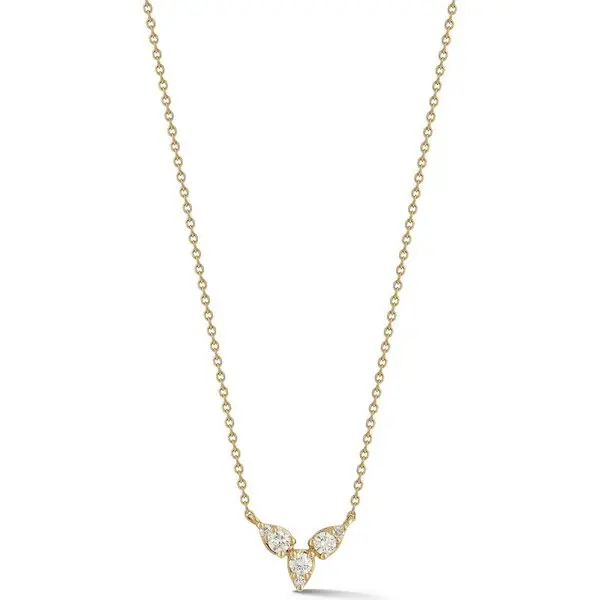 DANA REBECCA DESIGNS Sophia Ryan V-pendant Necklace - Yellow Gold