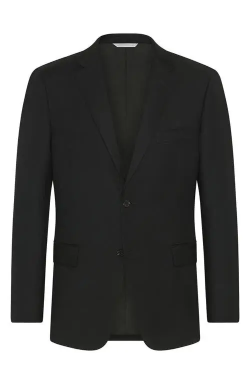 Samuelsohn Ice Super 130s Wool Suit - Black