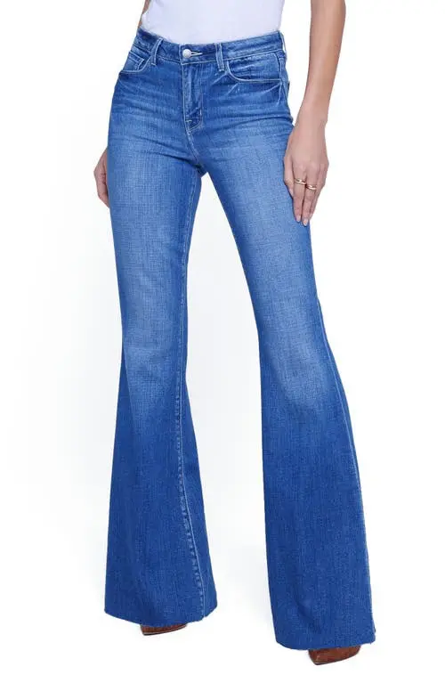 L'Agence Sera High-waist Flare Jeans - Bordello