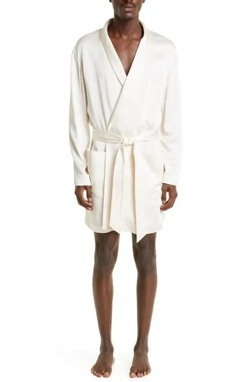 Saint Laurent Satin Robe