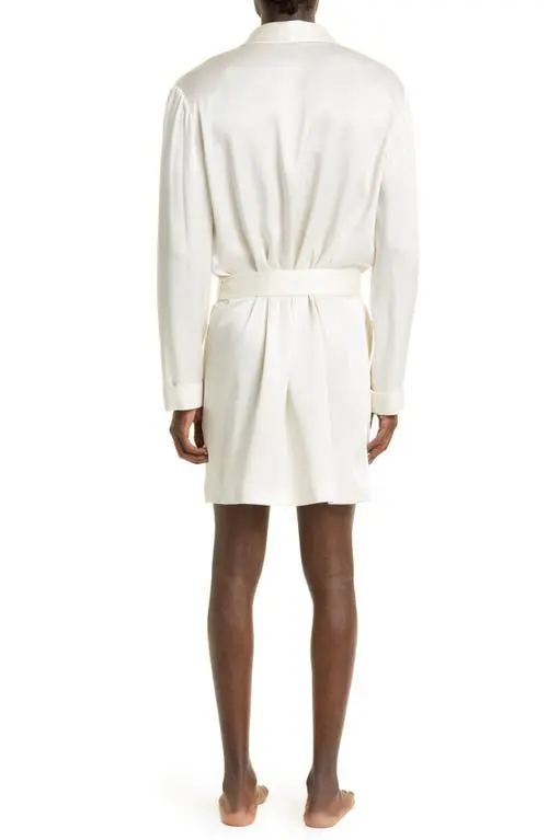 Saint Laurent Satin Robe