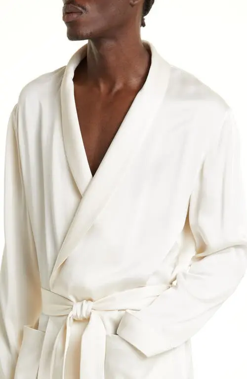 Saint Laurent Satin Robe