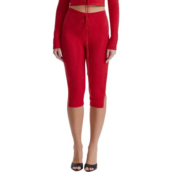 House Of Cb Abigail Pointelle Capri Pants