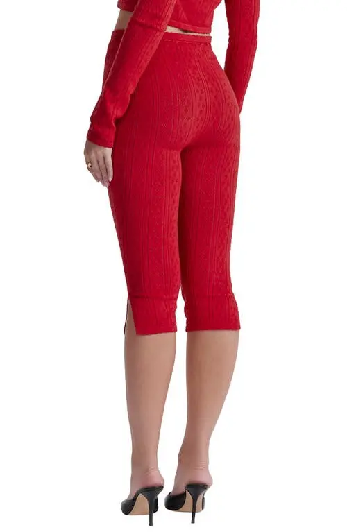 House Of Cb Abigail Pointelle Capri Pants