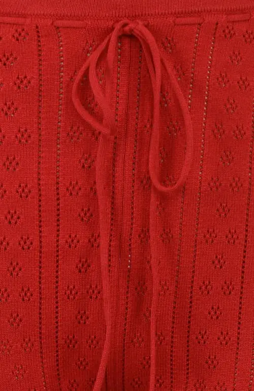 House Of Cb Abigail Pointelle Capri Pants