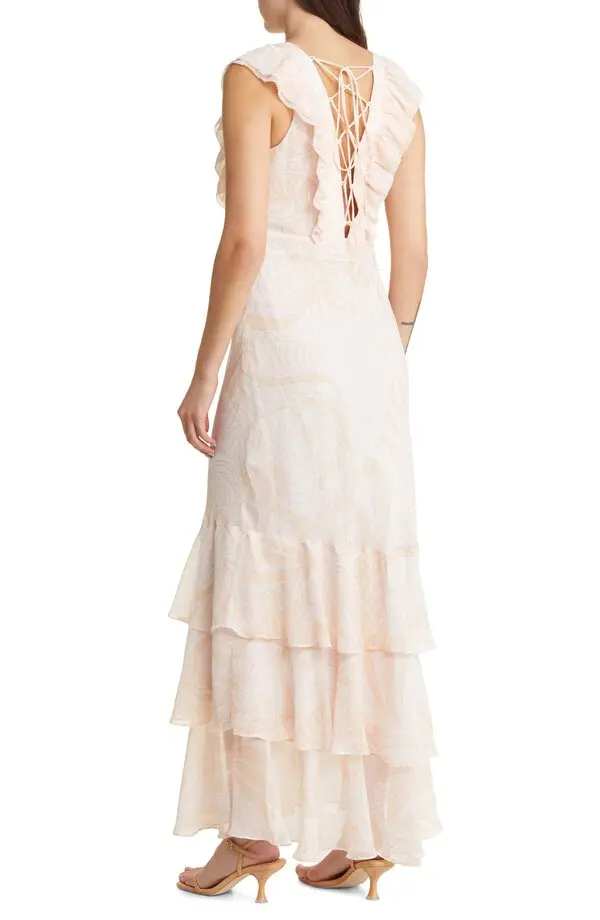 Ted Baker London Sheriil Ruffle Maxi Dress