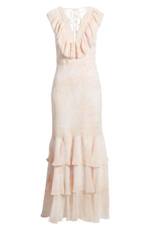 Ted Baker London Sheriil Ruffle Maxi Dress
