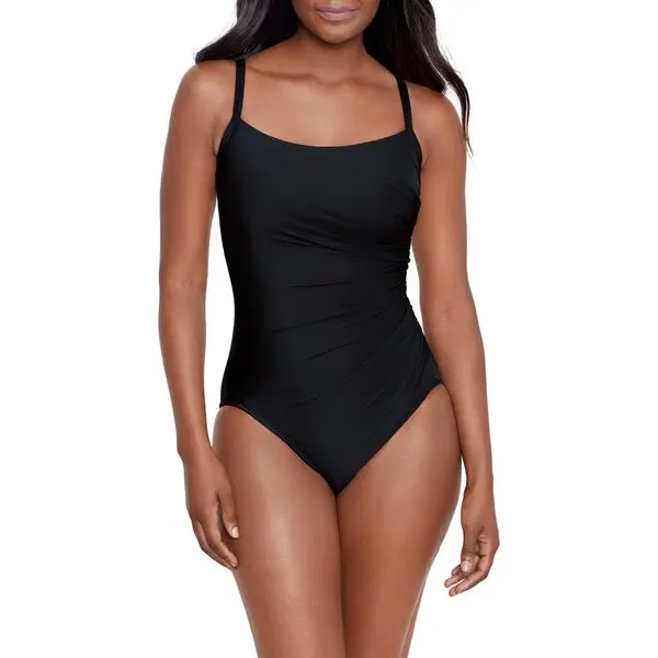 MIRACLESUIT® Rock Solid Starr One-piece Swimsuit - Black