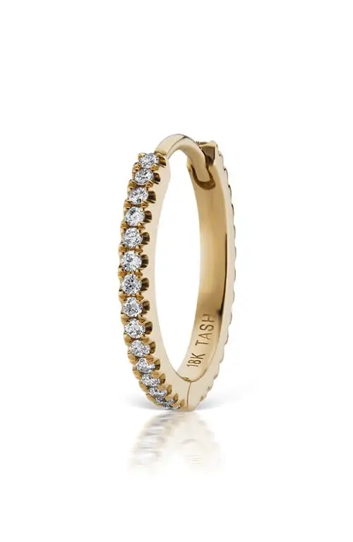 MARIA TASH Diamond Eternity Hoop Earring - Yellow Gold