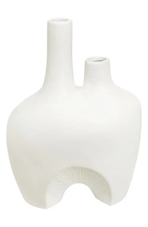 RENWIL Pioneer Decorative Ceramic Vase - Off-white