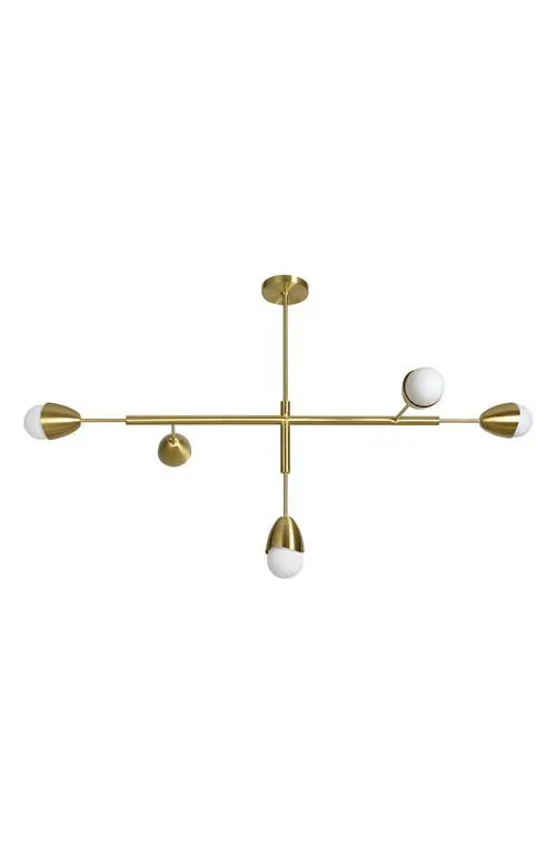 RENWIL Naura Ceiling Light Fixture - Satin Brass