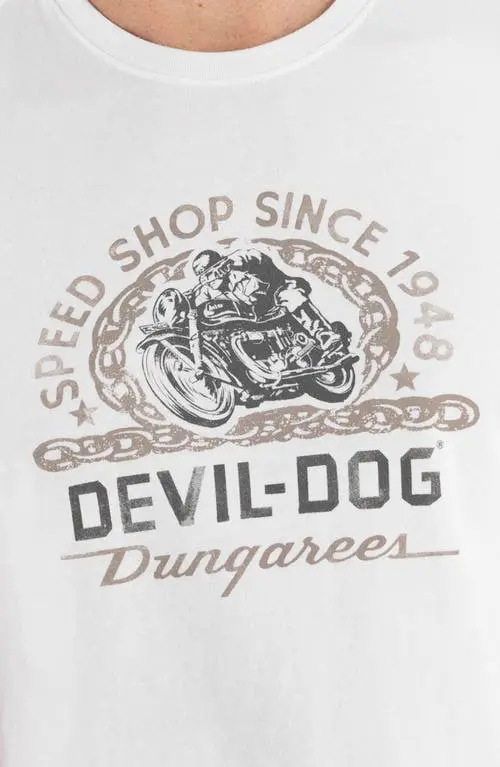 DEVIL-DOG DUNGAREES Speed Shop Graphic T-shirt